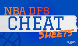 NBA DFS Cheat Sheet: Top Plays 1/25 - DrRoto.com